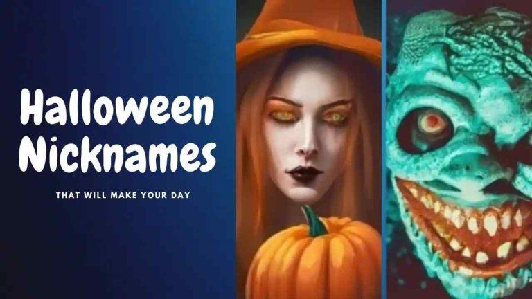 600 Cheap Halloween Nicknames That Will make your day
